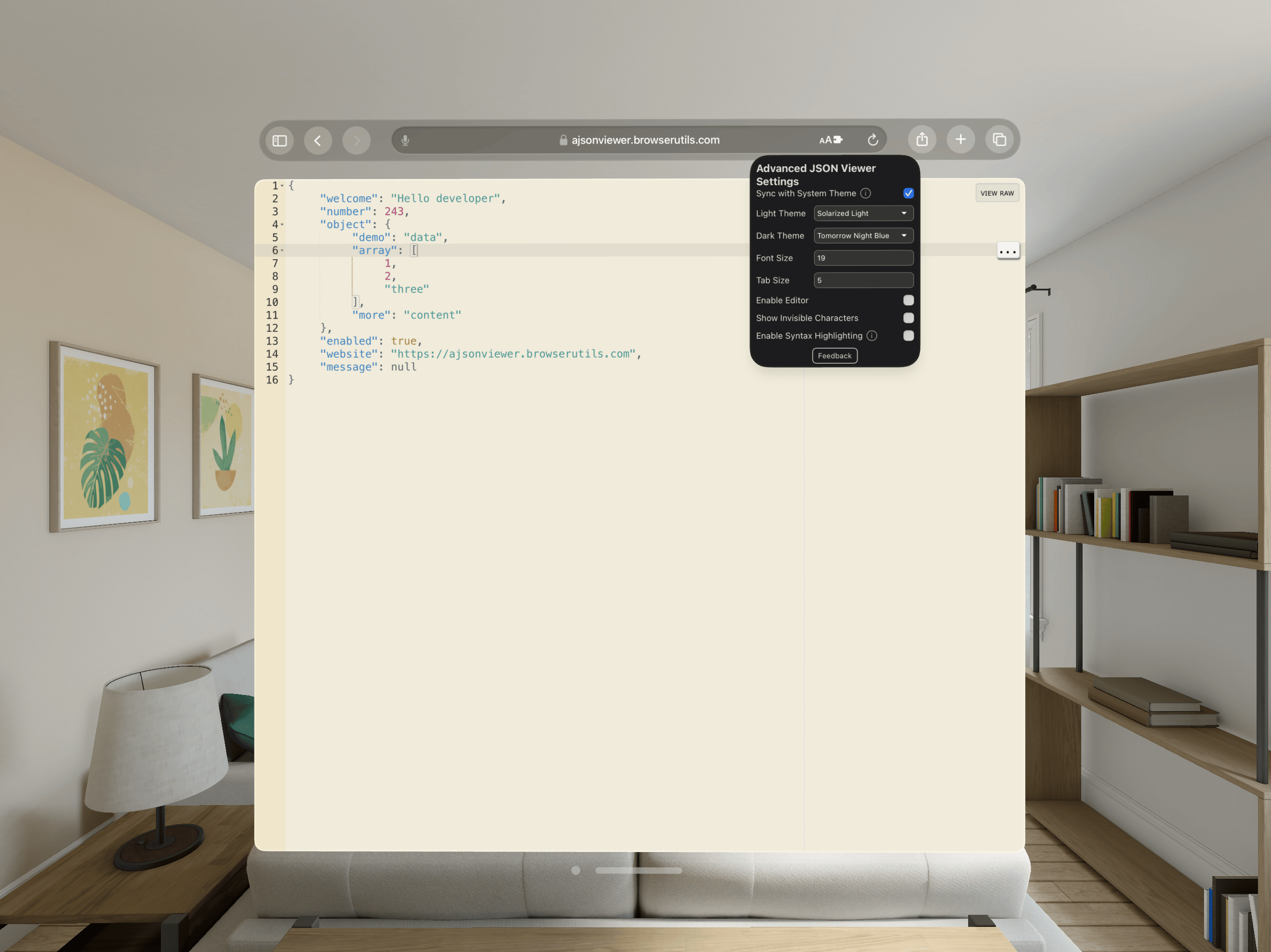 Advanced JSON Viewer - Transform JSON in your browser